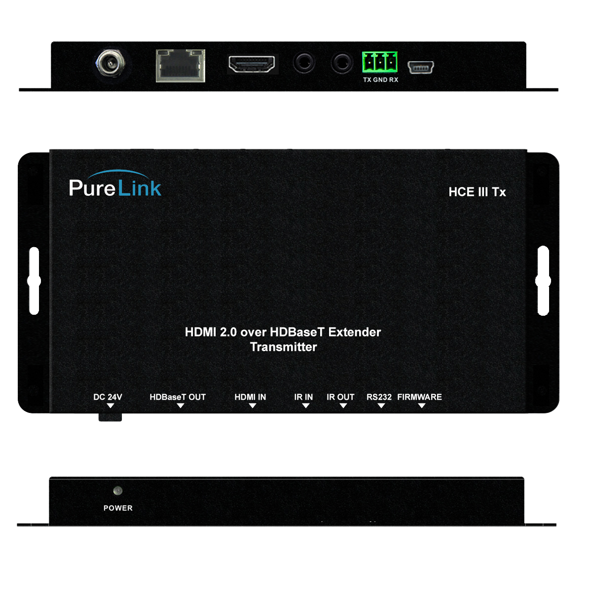 HCE III-P RX – 4K60 HDBaseT Receiver with PoE - PureLink AV