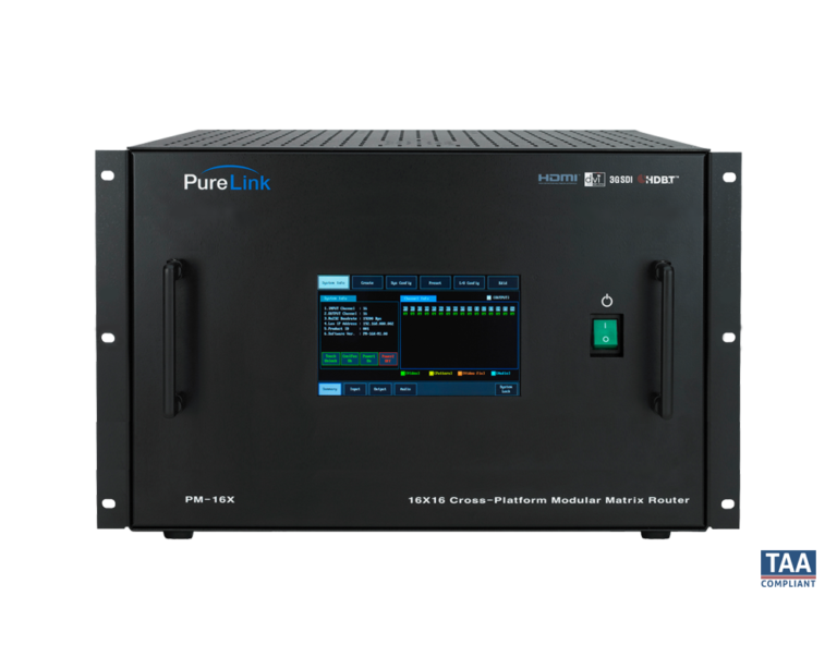 16x16 PureMedia™ Matrix Switcher - PureLink AV