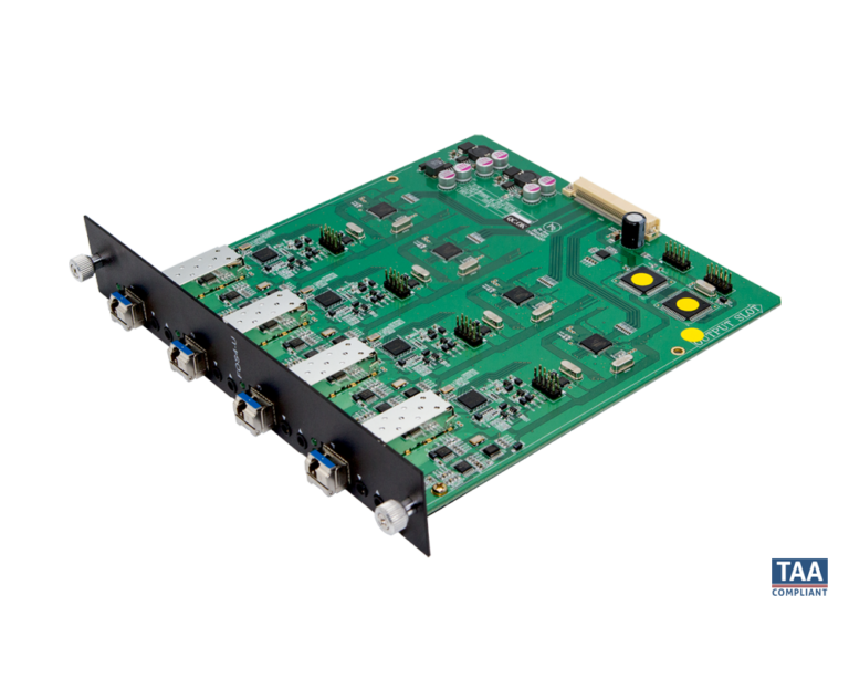 4K 1LC Fiber Optic Output Card for PM Switchers - PureLink AV