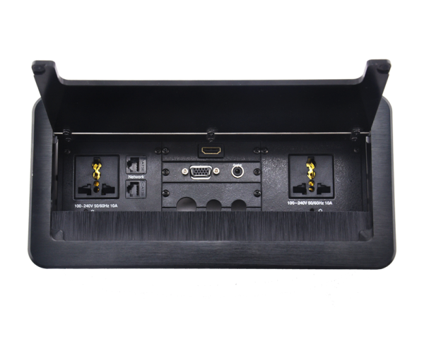 Table Mount Cable Management System - 12 Space - PureLink AV