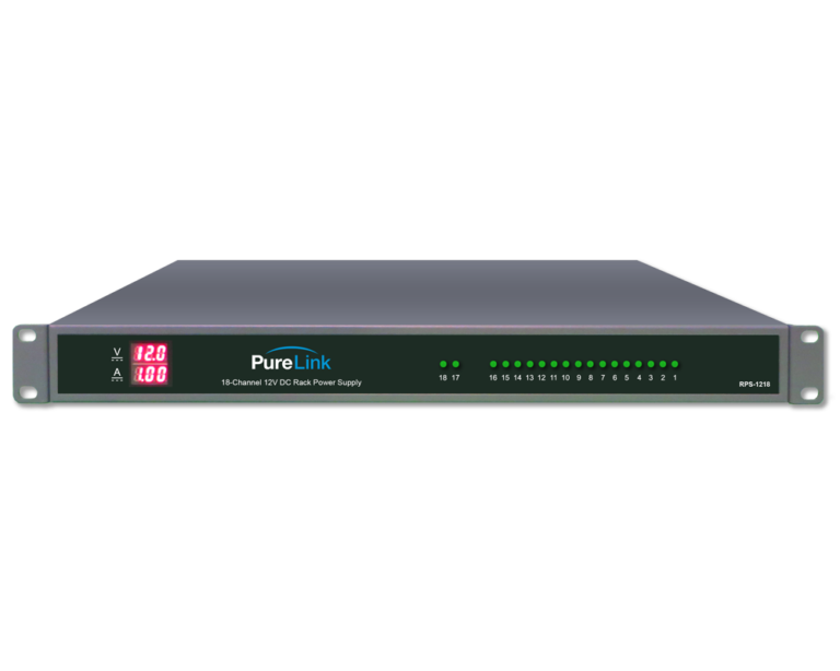 18-Channel 12V DC Rack Power Supply - PureLink AV