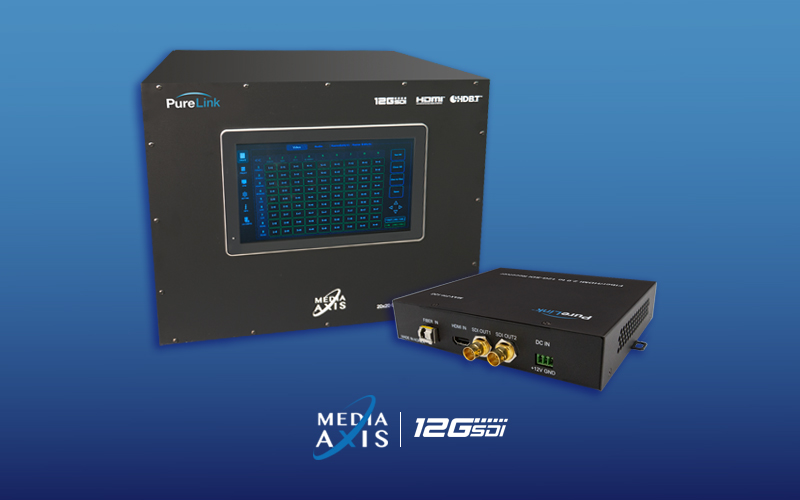 PureLink Expands Media Axis™ Lineup with 12G-SDI Extension and ...