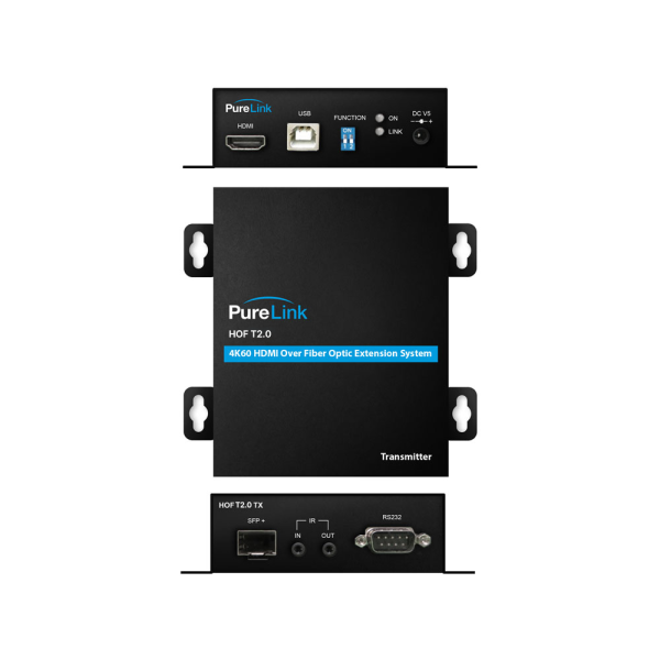 4K/60 HDMI Over Fiber Extension System - TAA Compliant - PureLink AV