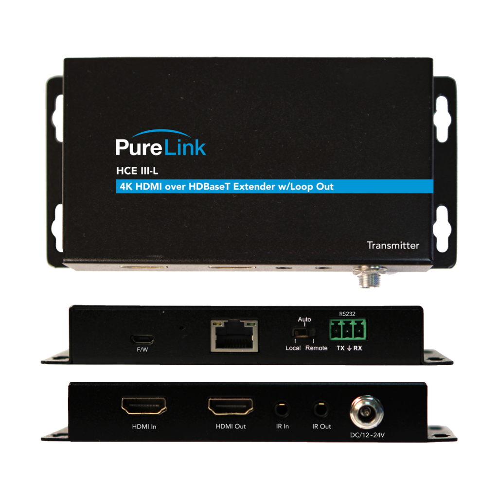 HCE III-P RX – 4K60 HDBaseT Receiver with PoE - PureLink AV