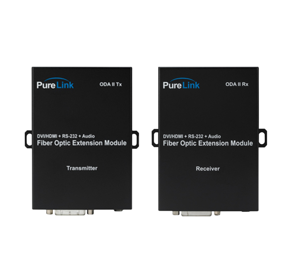 DVI + Audio, RS-232 to 2LC Fiber Extension System - PureLink AV