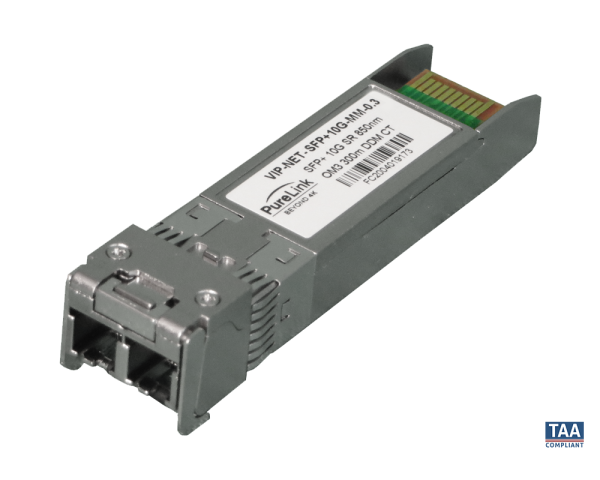 SFP+ 10G MM Module for SFP+ interlinks and VIP-NET 10G Media Hubs ...