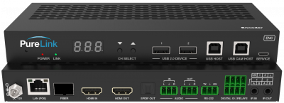 4K60 HDMI & USB/KM CAT and Fiber - AV over IP Encoder