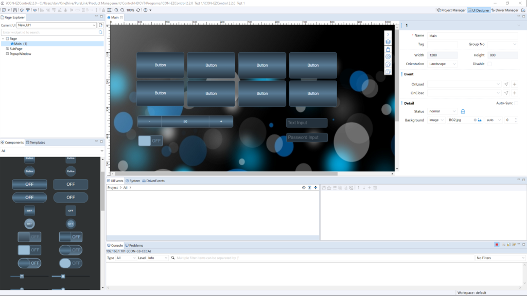 iCON™ T10 – Ten Inch Table Top Touch Screen Controller with EZ Control ...