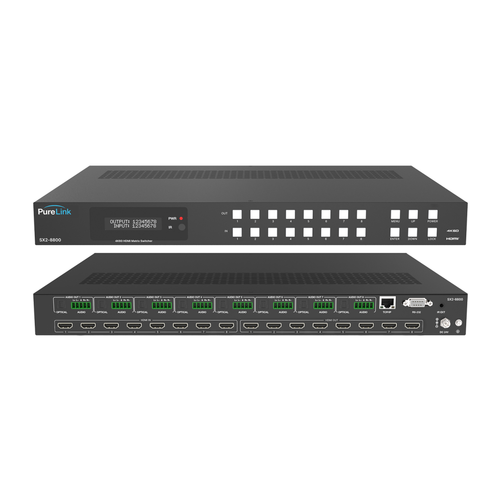 8×8 HDMI 2.0b Matrix Switcher - PureLink AV